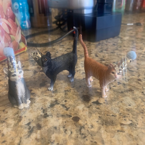 Cats Cake Topper/pets Party Cake/pets Animal Cake Toppers/party Animals ...