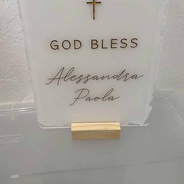 God Bless Acrylic Sign - Etsy