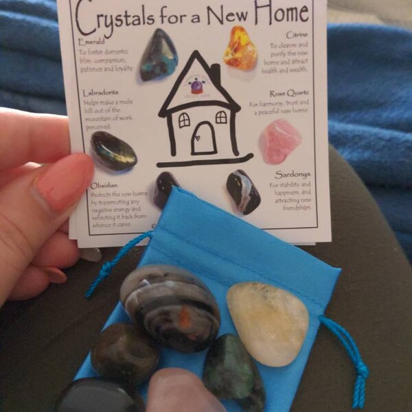 New Home Crystal Set - Etsy