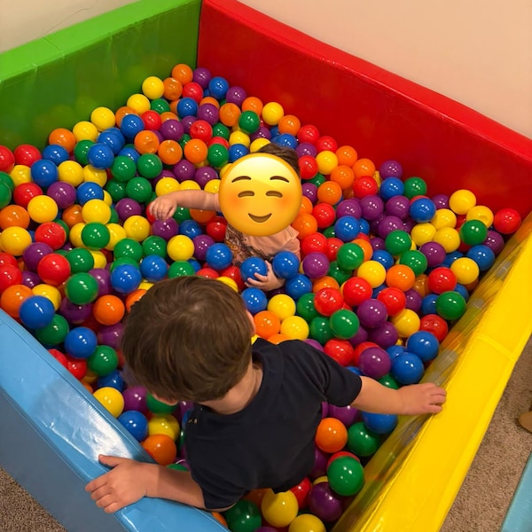 Ball Pit for Kids, CUSTOM Size Ball Pit Play, Play Ball Pool for ...