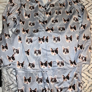 Custom Pajamas Matching Pet Owner Set Personalized Photo - Etsy