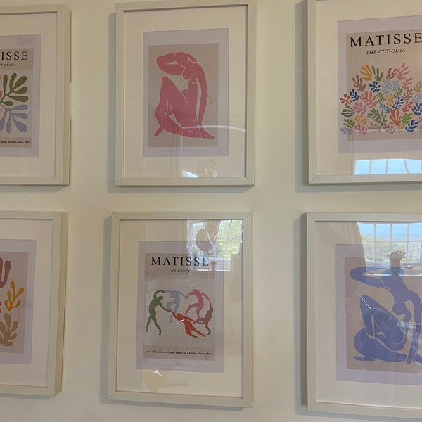 Matisse Print Set of 6 Abstract Printable Wall Art Matisse Exhibition ...