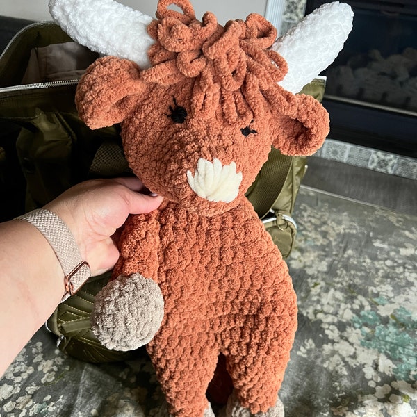 Benny the Highland Cow Pattern, Crochet Highland Cow Pattern Only - Etsy
