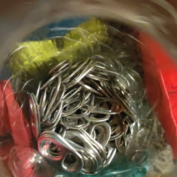 100 Aluminum Multi-colored Monster Logo Soda Pull Tabs / Pop Tops / Pop ...