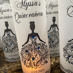 12 Personalized Memorial Funeral, Celebration of Life Table Decoration ...