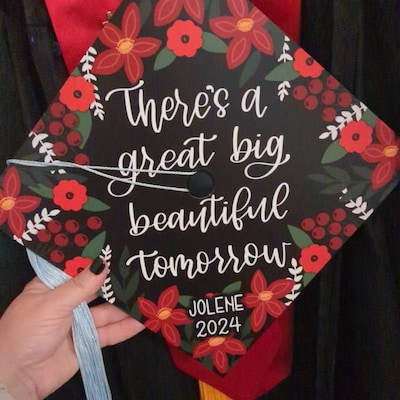 Football Athlete Touch Down Grad Cap Topper Graduation Gift Tassel ...