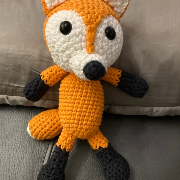 PATTERN: Frankie the Fox - Crochet Fox Pattern - Amigurumi Fox ...