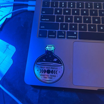 Trust Your Process Holographic Mystical Potion Bottle Sticker - Etsy