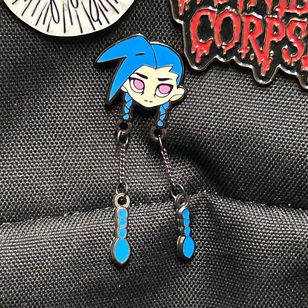 Jinx and Vi Mini Pins | Arcane | Enamel Pin - Etsy
