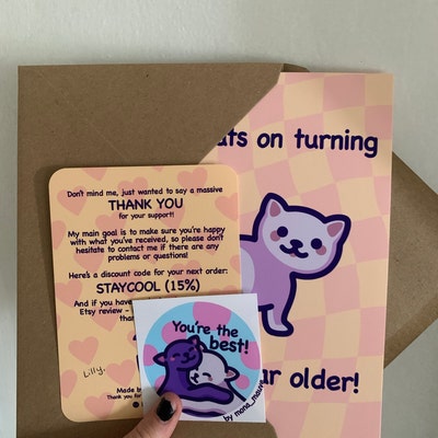 Cute Sister Birthday Card Happy Birthday Si-star - Etsy