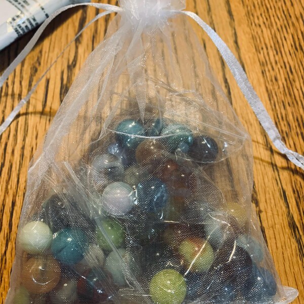 Set of 5 snow Leopard Mega Marble Glass Shooter Marbles, 1 25mm ...