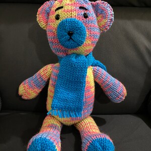 Teddy Bear Circular Knitting Machine Pdf Pattern Sentro - Etsy