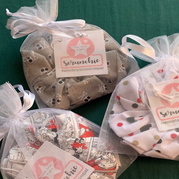 Mickey Cartoon Scrunchie / Mickey Mouse Scunchie / Cartoon Scrunchie ...