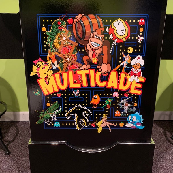 Mame Multicade Classics Side Art Arcade Cabinet Graphics Decals ...