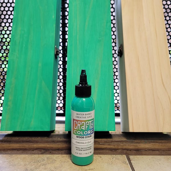 Colorful Wood Stains for Craft Projects, Water-based Wood Stains for ...