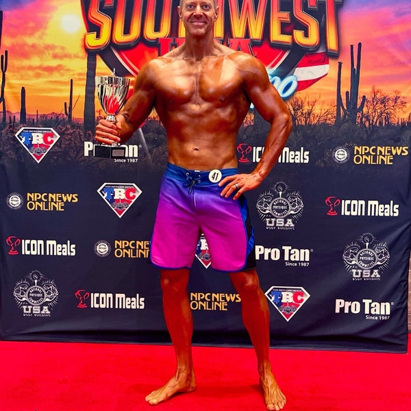 IFBB NPC Competition Bikini Suit and Robe Set / Bodybuilding Fitness ...