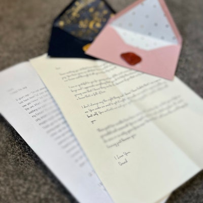 Love Letter Hearts Personalised Gift Present Valentine's Gift for ...