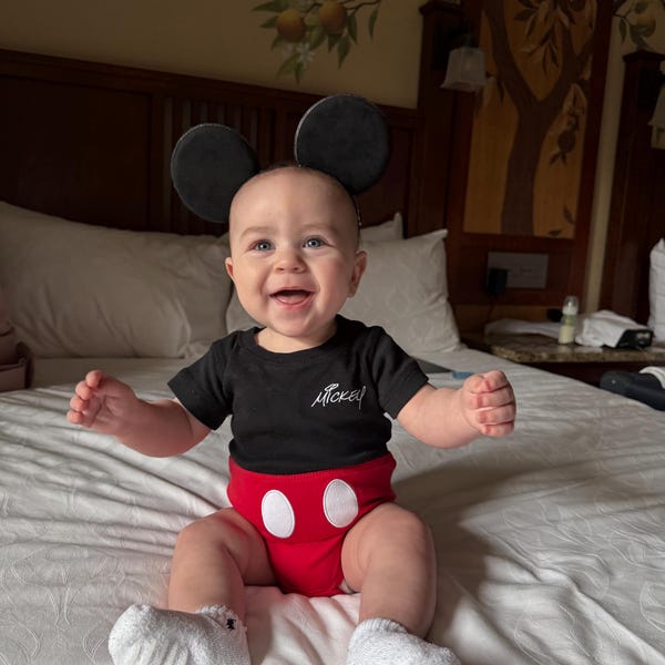 Black Mickey Ears, Mickey Ears, Baby Boys Toddler Mouse Ears, Plain ...