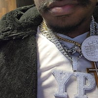 Icy Custom Baguette Nameplate Necklace Jewelry,personalized Name ...