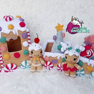 Gingerbread Train Crochet Pattern - Etsy