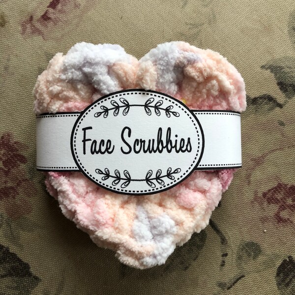 Face Scrubbies Body Scrubby Label Tag Printable PDF Template Packaging ...