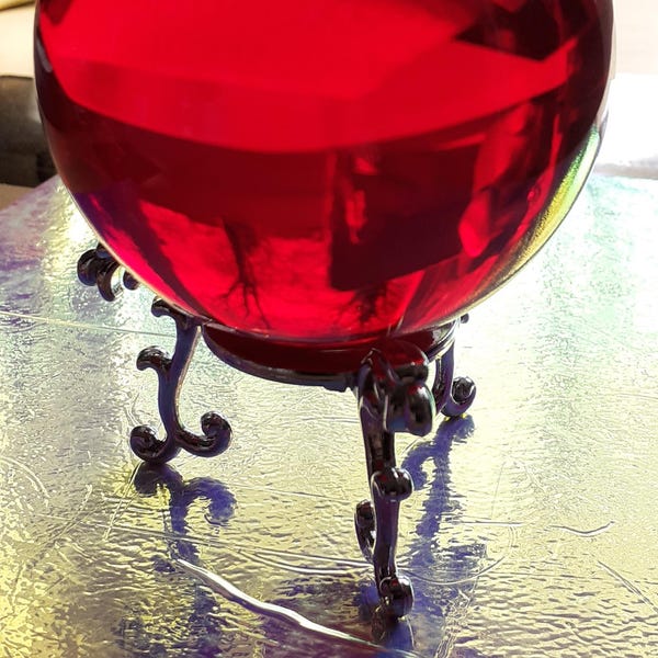 New Shape!! Black Seven Sphere Display Stand, 7 Sphere Holder, Egg ...