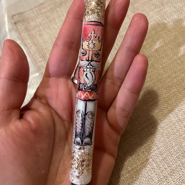 Christmas Glitter Pen | Holiday Glitter Pen | Santa Glitter Inkjoy Gel ...