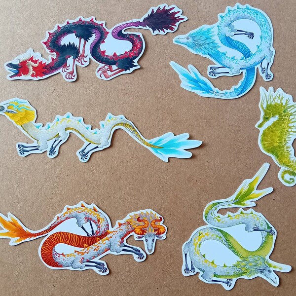 Zelda Dragons Stickers Pack Stationery - Etsy