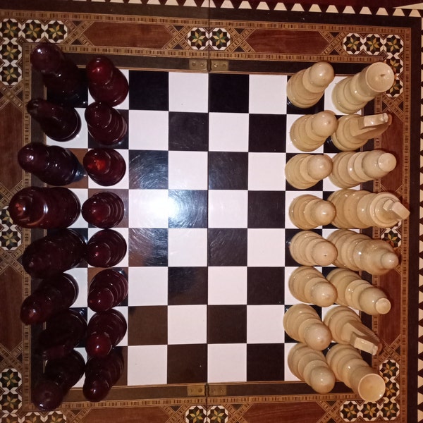 New Magic Puzzle Jewelry Box Hidden Key Drawer Wooden Big Blue Secret ...