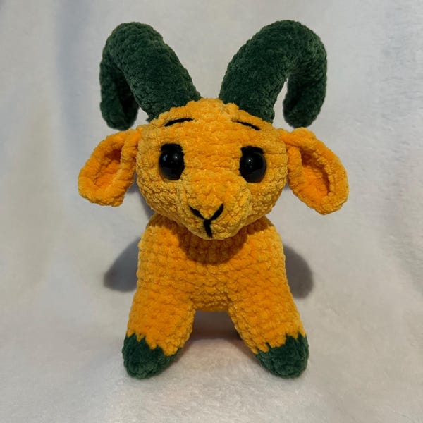 Amigurumi Ram Pattern, Crochet Pattern Ram, Large Plushie Amigurumi ...