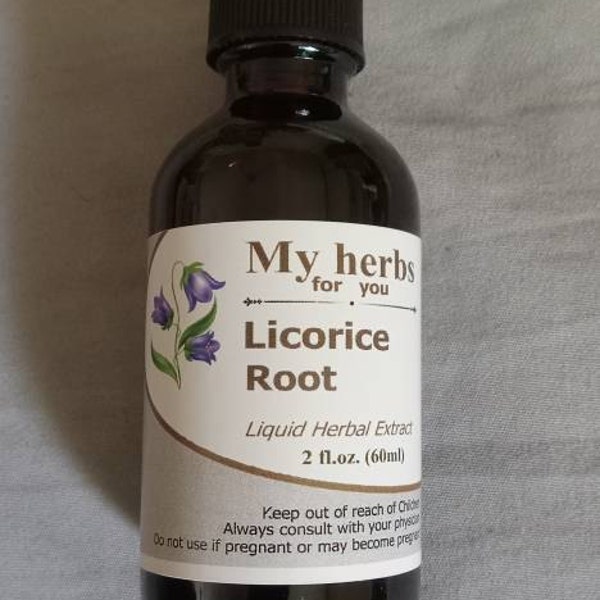 Licorice Root Tincture (organic Dry Root) - Etsy