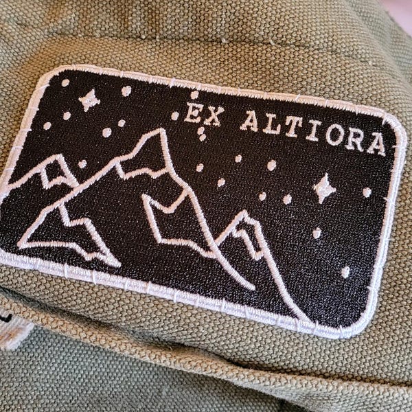 Spooky Archives Ex Altiora Patch - Etsy