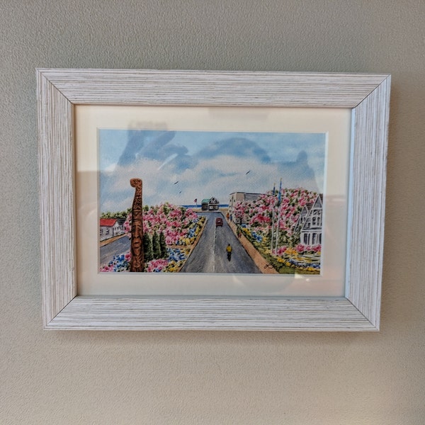 Bethany Beach Delaware Watercolor Painting Prints, Beach Decor ...