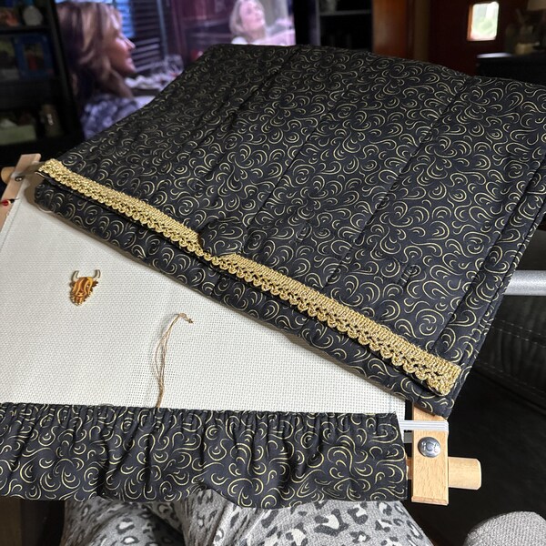 Cross Stitch Scroll Frame Cover and Grime Guard for Cross Stitch ...