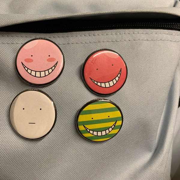 Korosensei Assassination Classroom Pinback Button Pins - Etsy