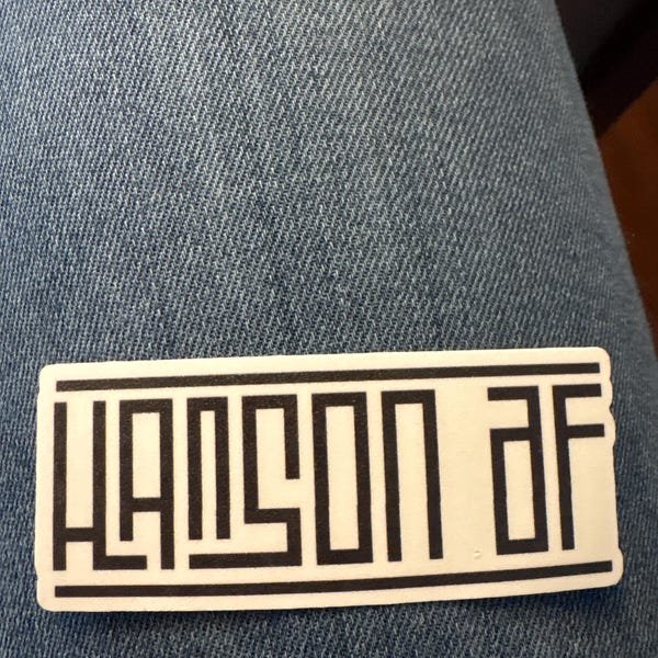 Hanson Man From Milwaukee Walkie Talkie Water Resistant Sticker, Hanson ...