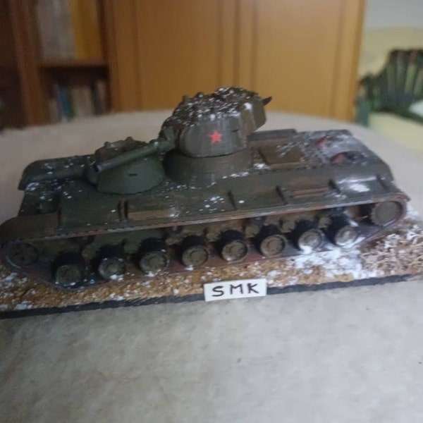 1/72 Scale Soviet SMK Multi-turreted Heavy Tank Prototype, Winter War ...