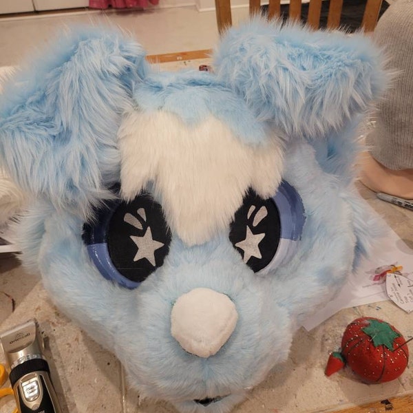 Fursuit Sewing Pattern - 2 Ear PDF Bundle Floppy Puppy Dog Canine Ears 3 Flop Styles Full ...