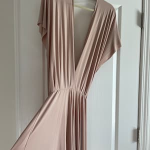 Beige Infinity Dress, Champagne Bridesmaid Dress, Prom Dress, Twist ...