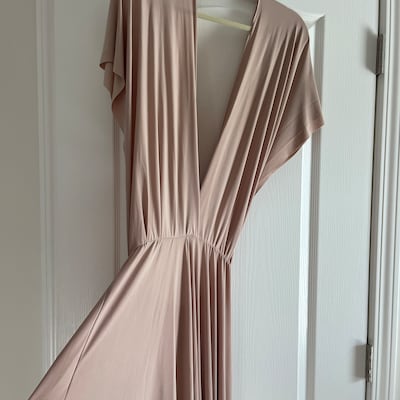 Beige Infinity Dress, Champagne Bridesmaid Dress, Prom Dress, Twist ...