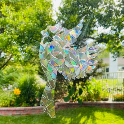 Peace Sign Window Cling Bird Strike Prevention Decals Set - Etsy