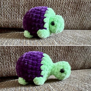 Pop It Turtle, NO SEW, Crochet Pop It Turtle, Crochet Pattern, Pocket ...
