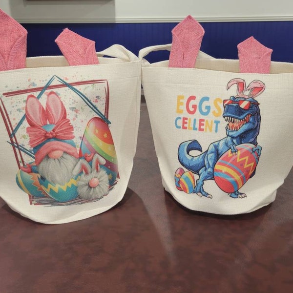 Dinosaur Eggs Cellent Easter Sublimation Design. Perfect for Boys Girls. Bunny Ears Easter Egg ...