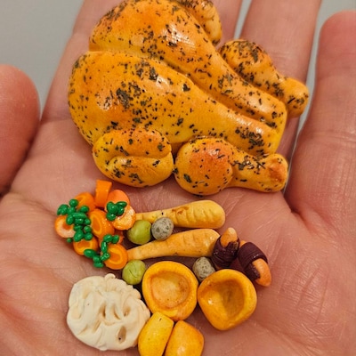 Miniature 1:6 Deluxe Afternoon Tea 28 Items. for Dolls and Dioramas ...