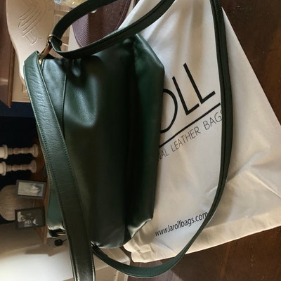 Black Leather Bag Soft Leather Bag Slouchy Leather Bag Large Women ...