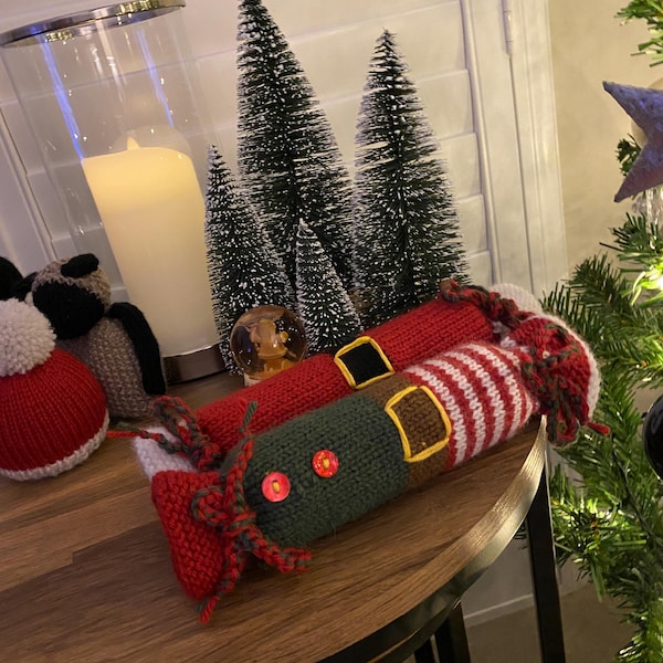 Christmas Knitting Patterns Sweet Tube Covers: Elf, Santa, Tree (PDF ...