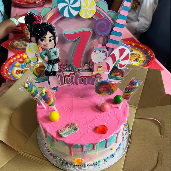 Vanellope Sugar Rush Caketopper - Etsy