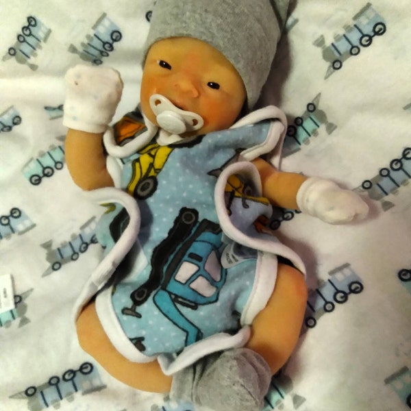 Pink Handprint Sweet-tee Preemie Clothes Preemie Boy preemie Baby ...