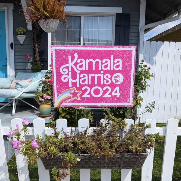 Kamala Harris and Tim Yard Sign Harris 2024 - Etsy