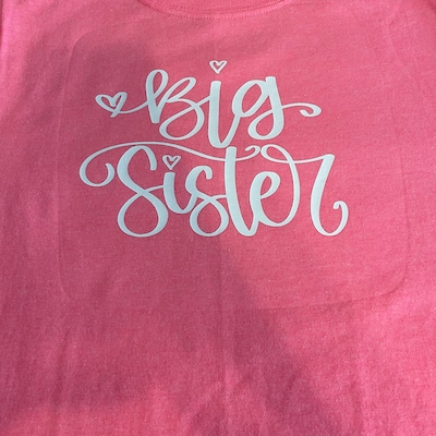 Big Sister Svg Png Jpg Pdf Dxf, Big Sister Cut File Big Sister ...